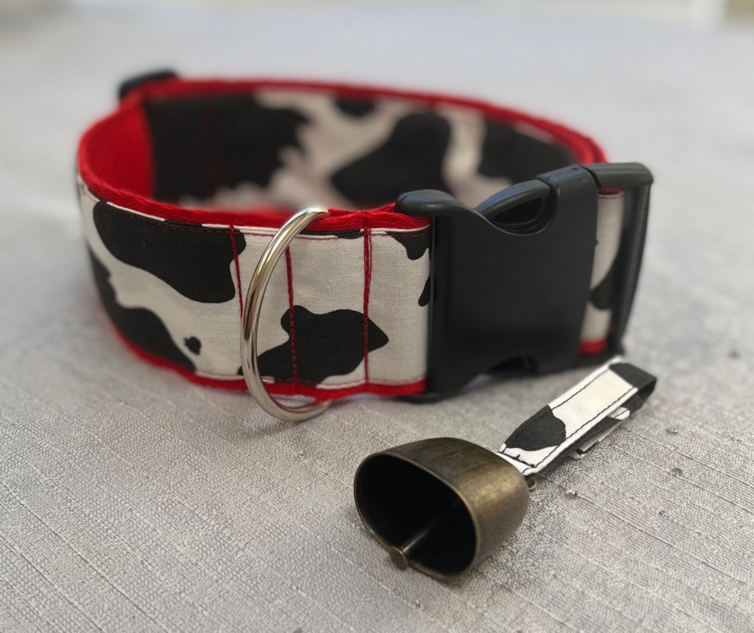 TOO CUTE Cow Print 2 Inch Extra Wide Dog Collar - Etsy