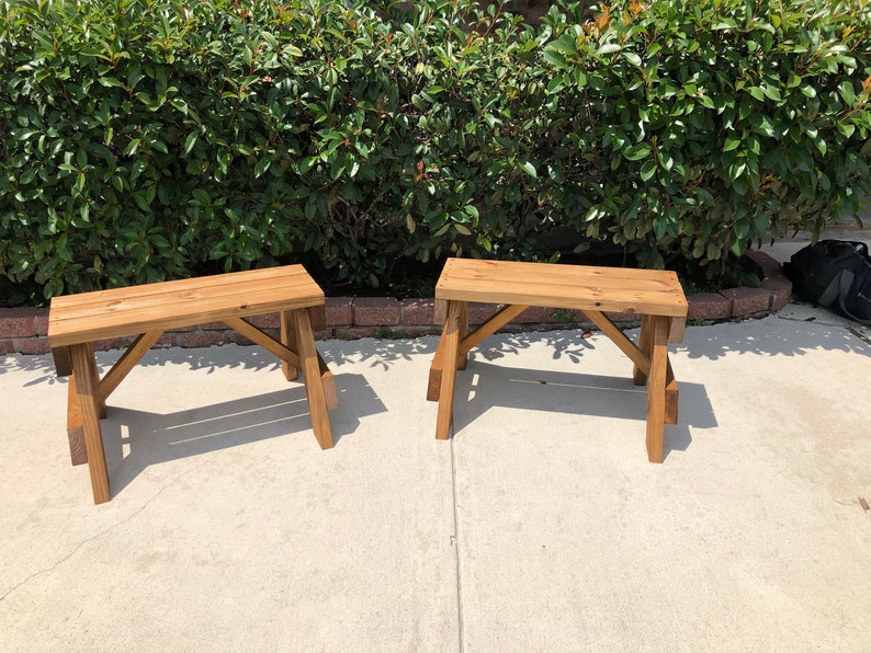 Rustic Outdoor Bench Seats Handcrafted - Etsy