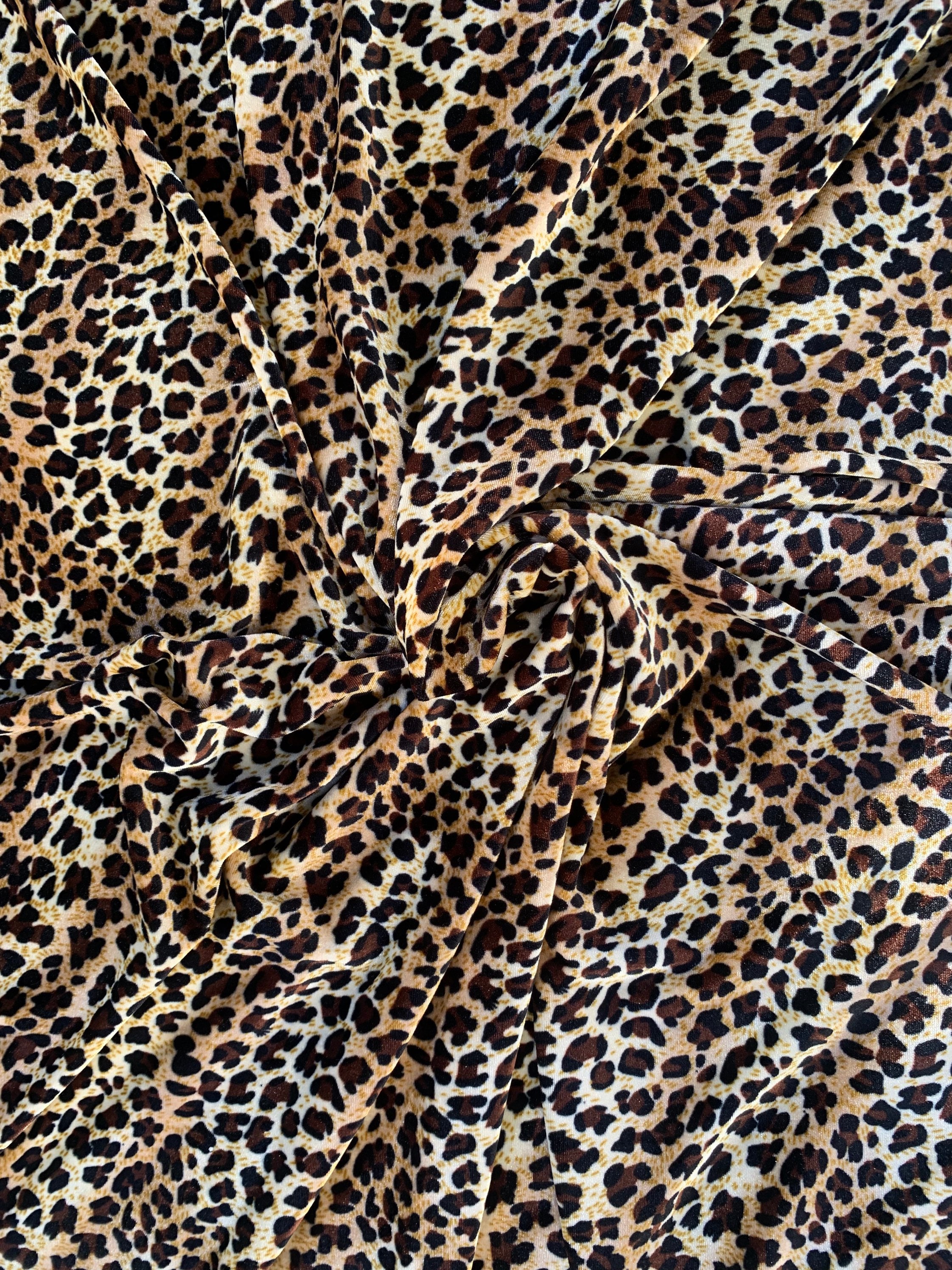 Cheetah Velvet Printed Fabric Cheetah Design Print Fabric by | Etsy