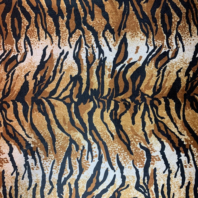 Tiger Fabric - Etsy