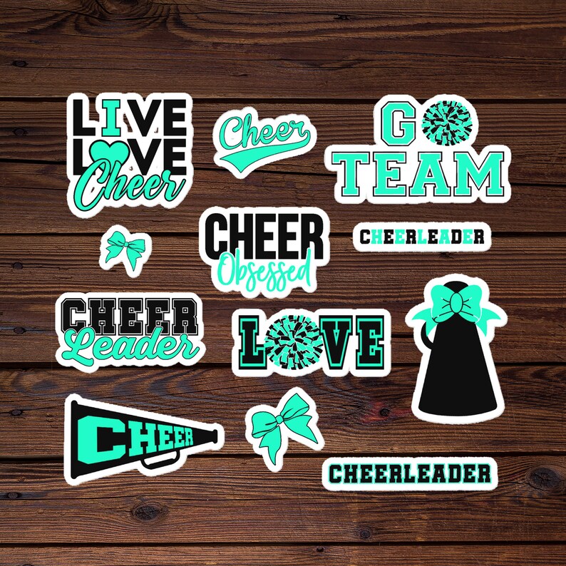Cute Sticker Pack Cheerleader Gifts Birthday Gift Best - Etsy