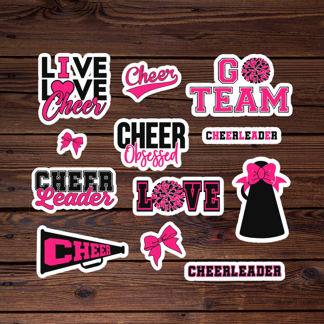 Cute Sticker Pack, Cheerleader Gifts, Birthday Gift, Best Friend Gifts ...