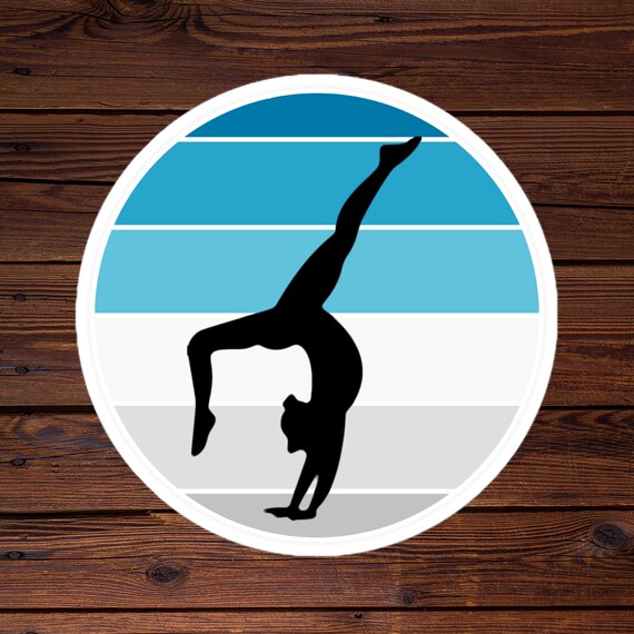 Gymnastics Sticker Gymnastics Gifts Birthday Gift Teenage - Etsy