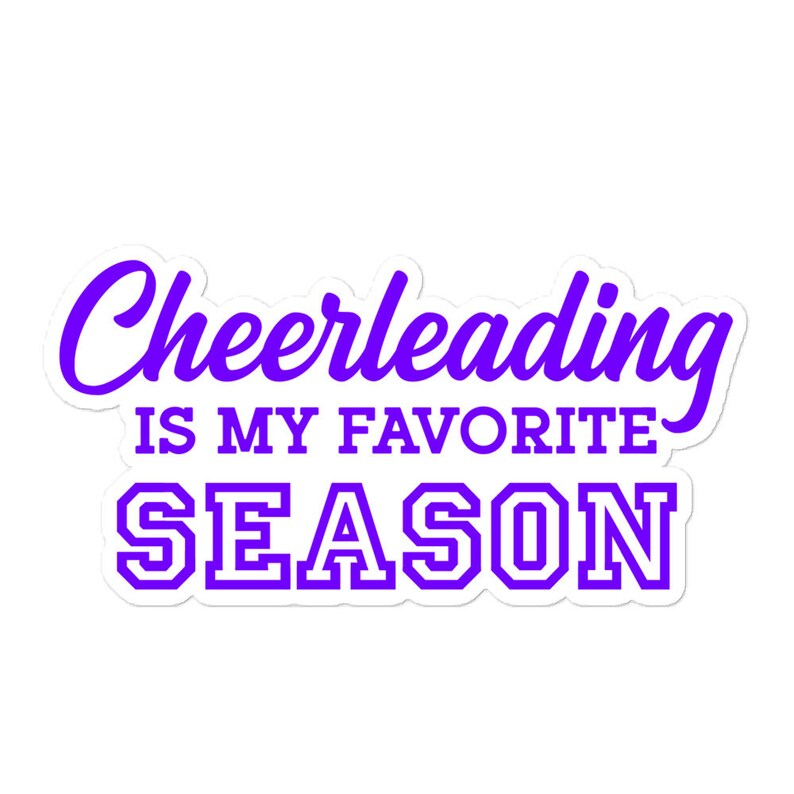 Cheerleader Stickers, Cheer Gifts, Laptop Stickers, Best Friend Gifts ...