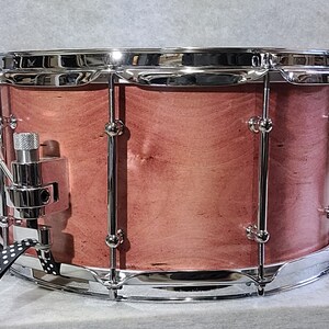 Red Birch Stave Snare Drum - Etsy