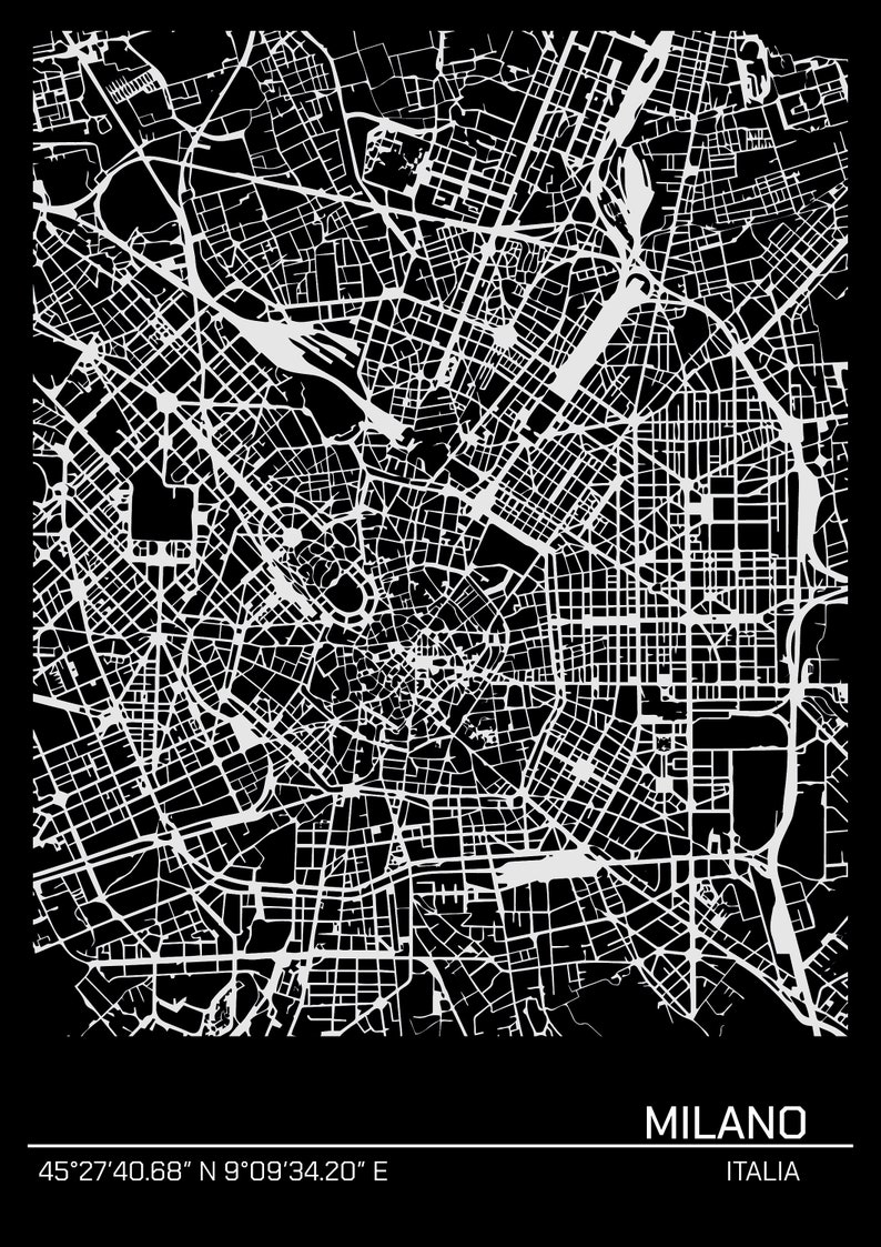 Custom Map Digital Map, Downloadable and Printabledigital Poster ...