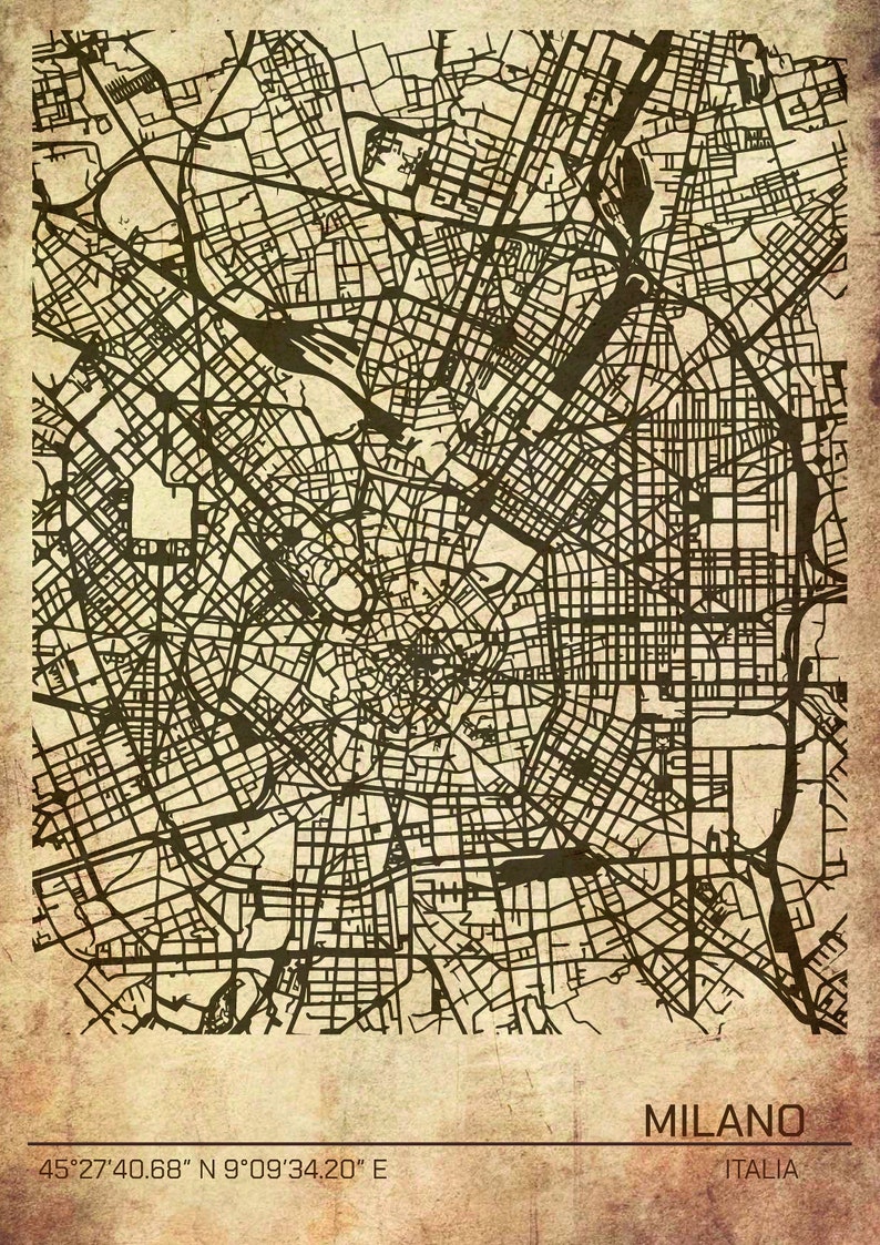 Custom Map Digital Map, Downloadable and Printabledigital Poster ...