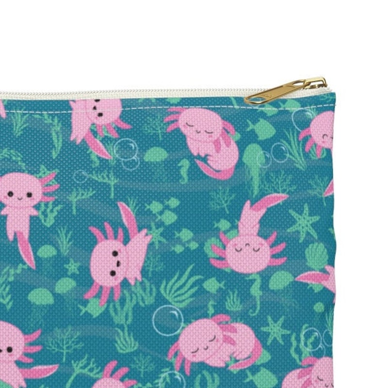 Axolotl Cosmetic Bags - Etsy