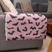 Pink Bats Throw Blanket | Pastel Goth Spooky Cute Girly Pink Bats ...