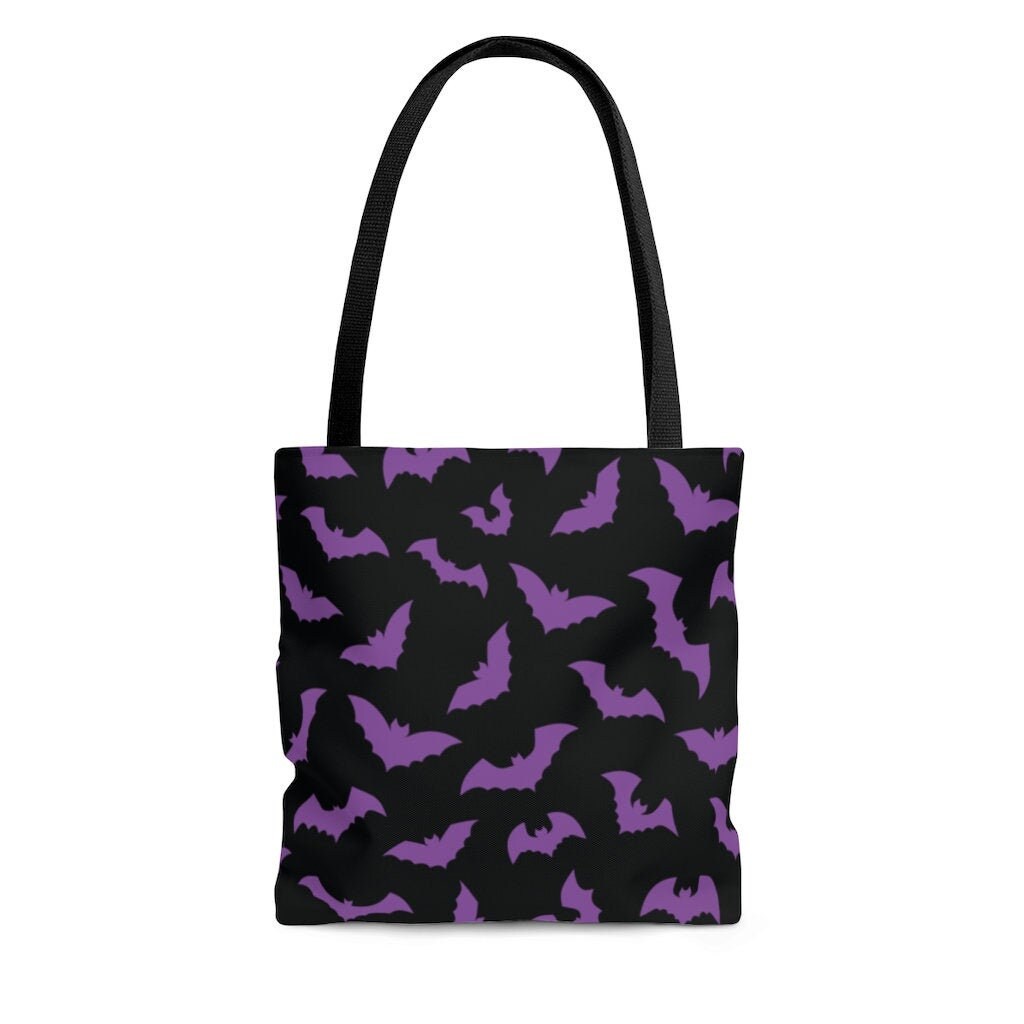 Pastel Goth Purple Flying Bats Tote Bag Spooky Punk Halloween - Etsy