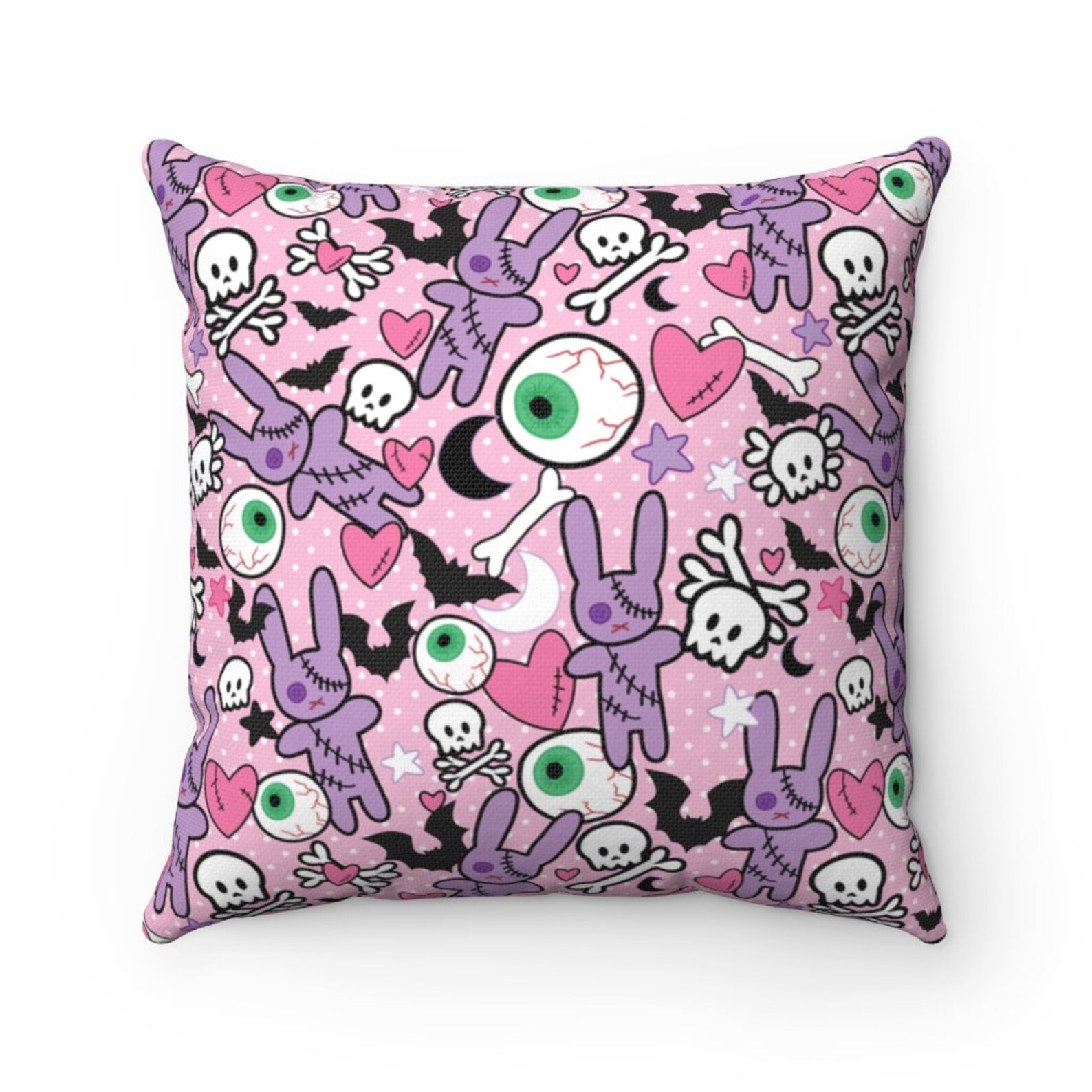 Pastel goth pillow case Cute kawaii dark spooky punk | Etsy