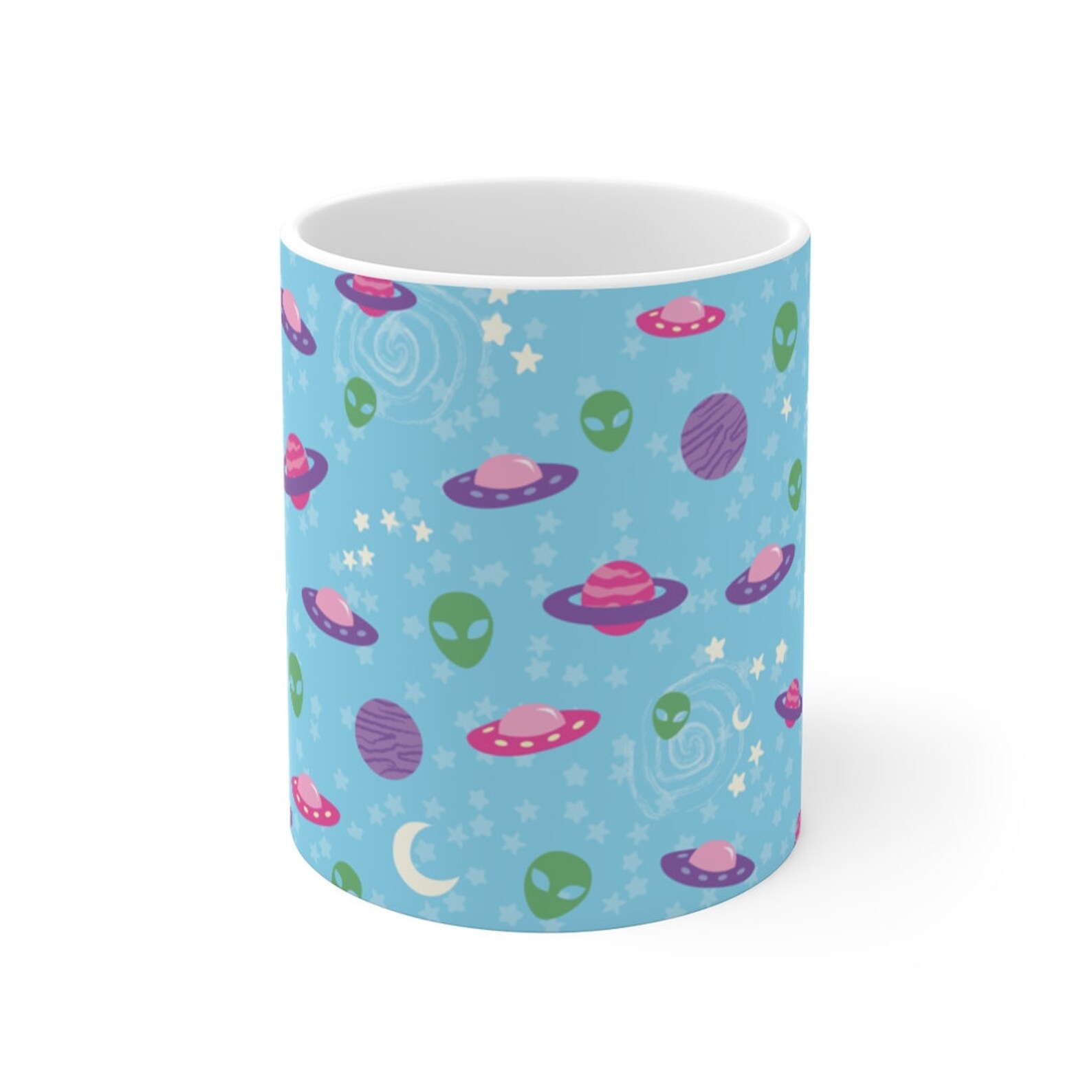 Pastel Alien UFO Mug Pastel Goth Pink Blue Kawaii Punk - Etsy