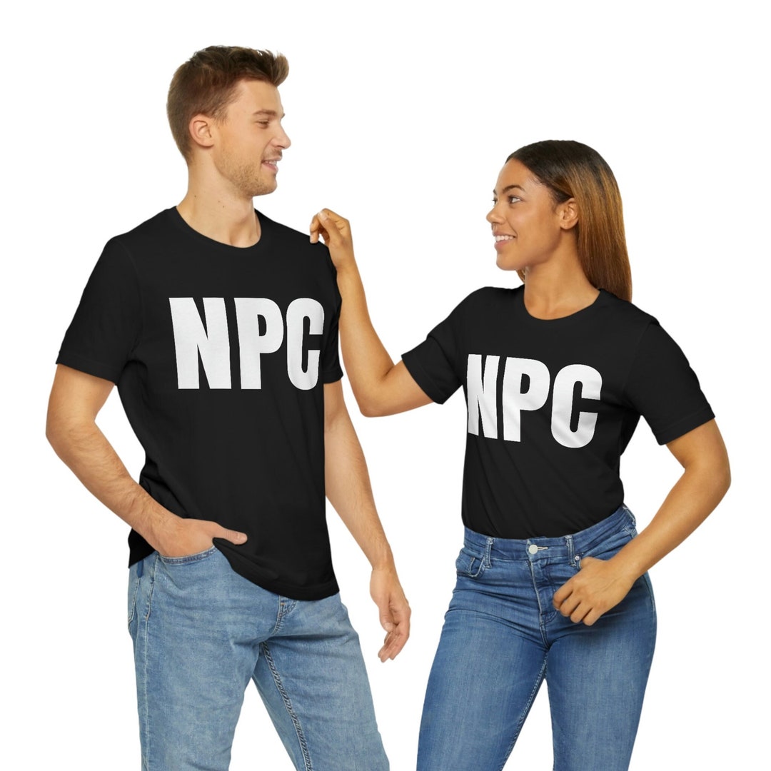NPC Non Playable Character T Shirt Funny Gaming Gamer Basic Person Rpg ...