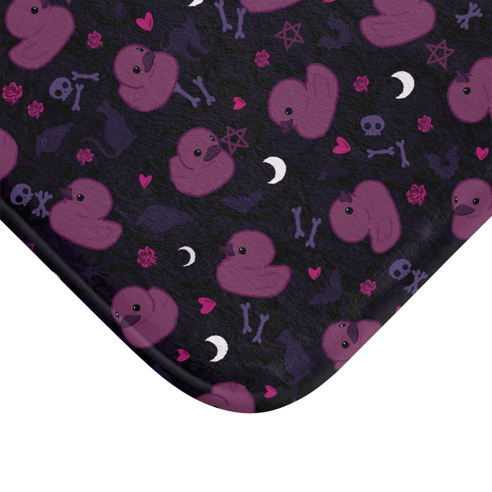 Goth Rubber Ducks Bath Mat Bathroom Home Decor Cute Toy - Etsy