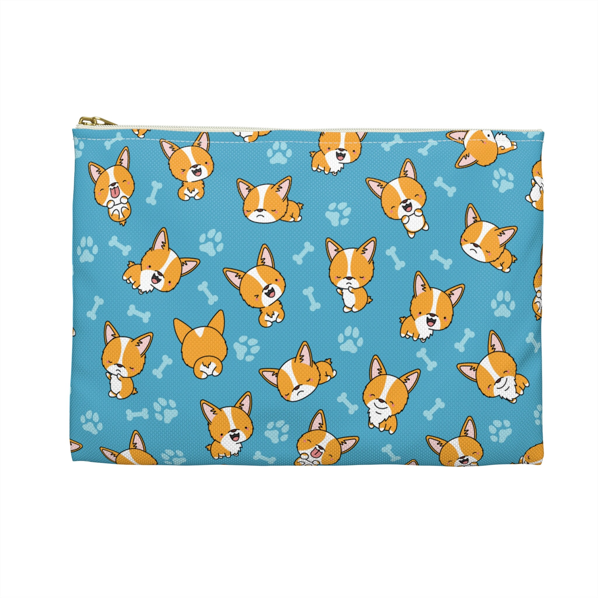 Kawaii Corgi Dogs Makeup Bag Cute Kawaii Orange Corgi - Etsy