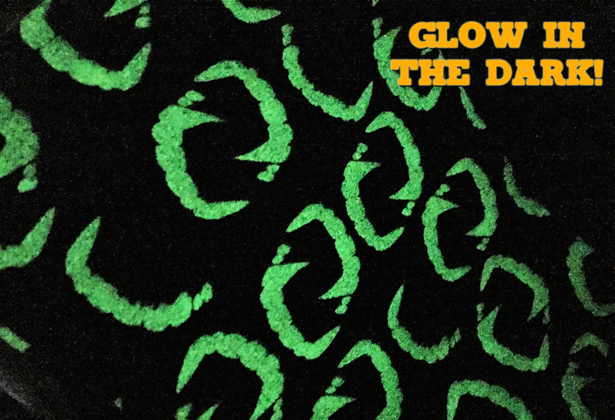 Glow in the Dark Spooky Halloween Cloth Face Mask- 4 Ply With Nose Wire ...