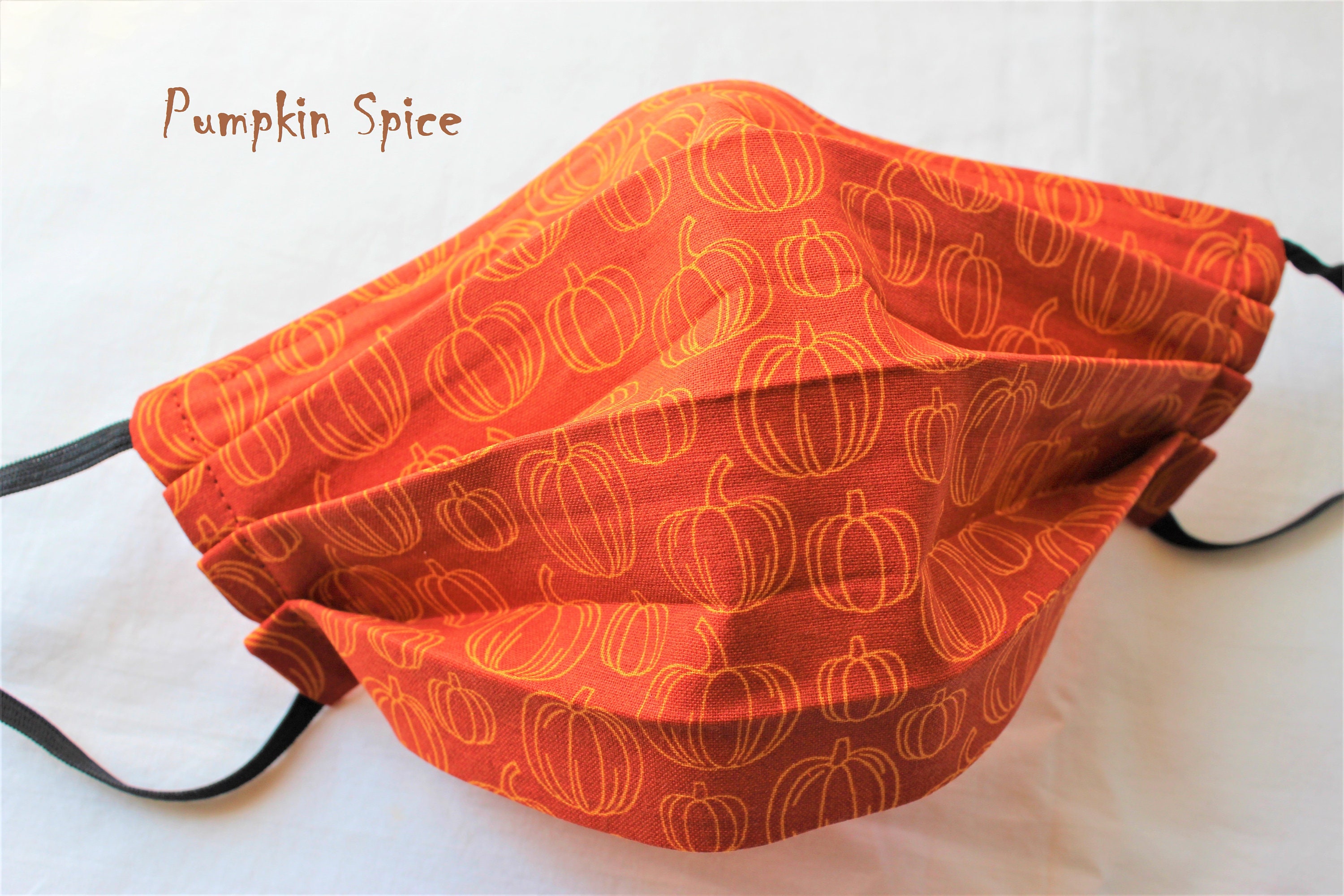 Fall Cloth Face Mask 4 Ply With Nose Wire 100% Cotton Fall, Face Mask ...