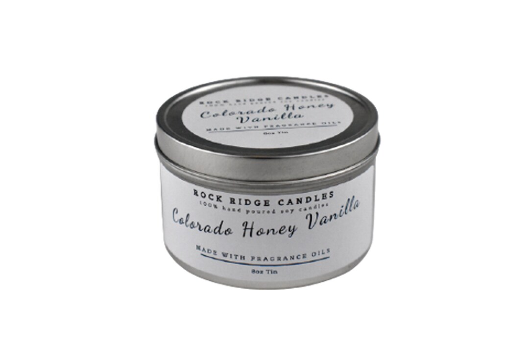 Colorado Honey Vanilla Soy Wax Candle: Handmade With Natural ...
