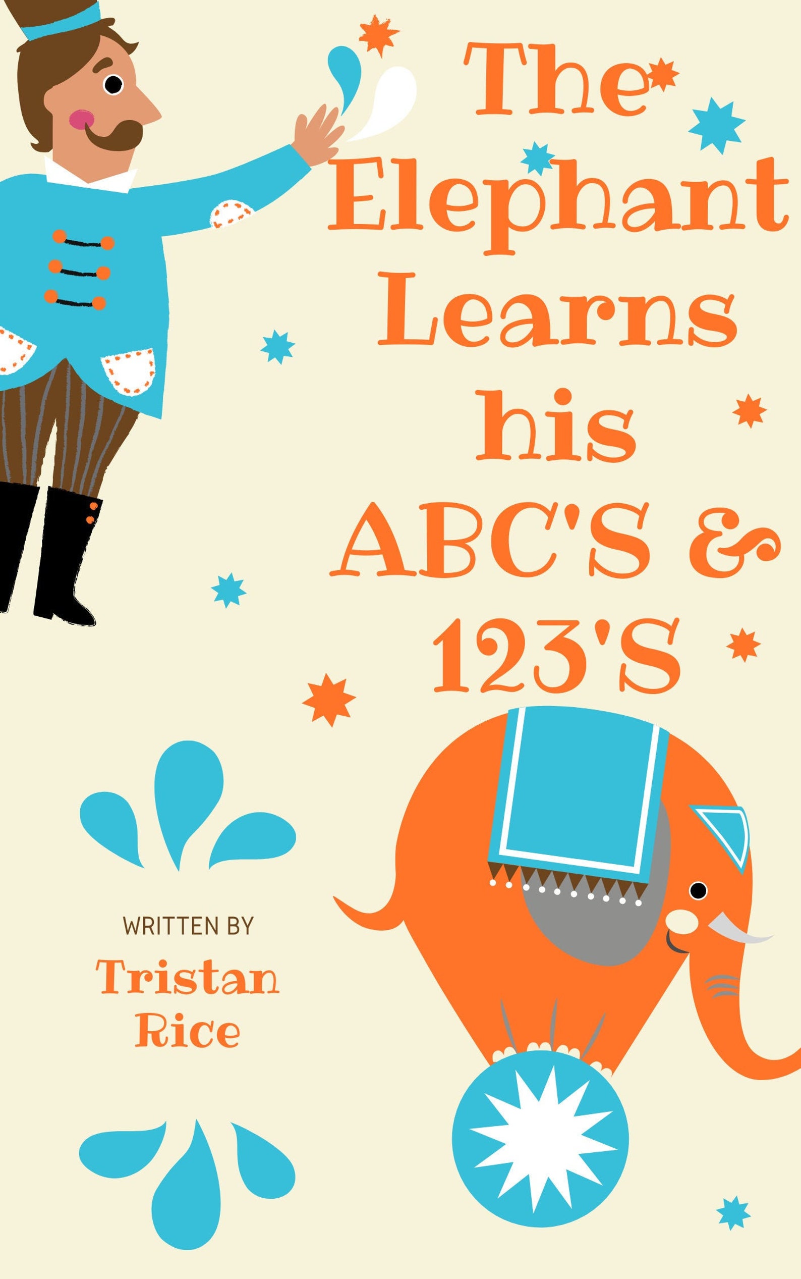 The Elephant Learns His ABC'S & 123'S - Etsy