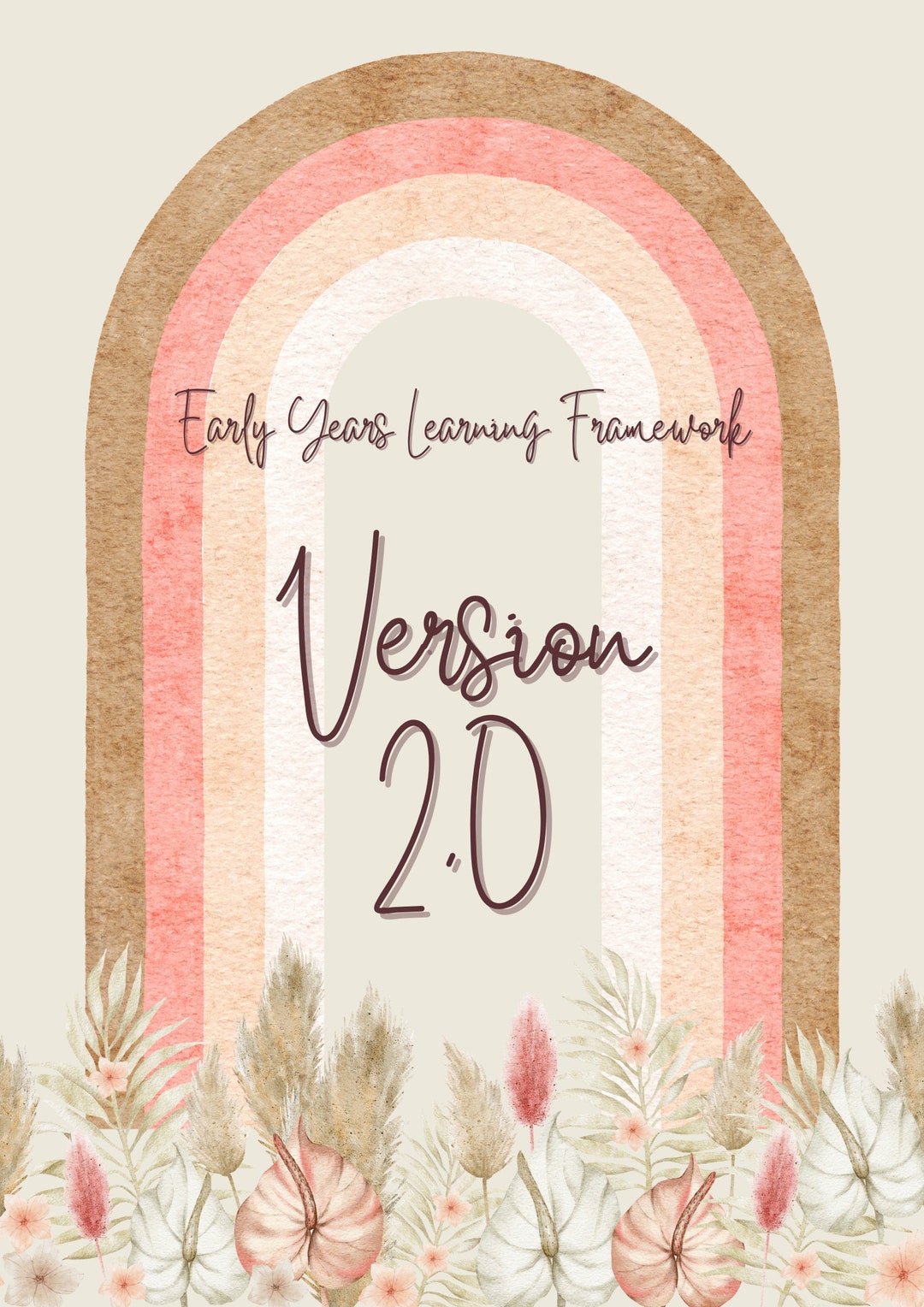 EYLF Version 2.0 Introductory Kit Rainbow - Etsy Australia