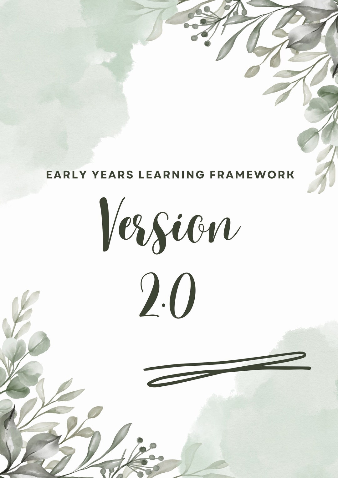 EYLF Version 2.0 Introductory Bundle Eucalyptus - Etsy Australia