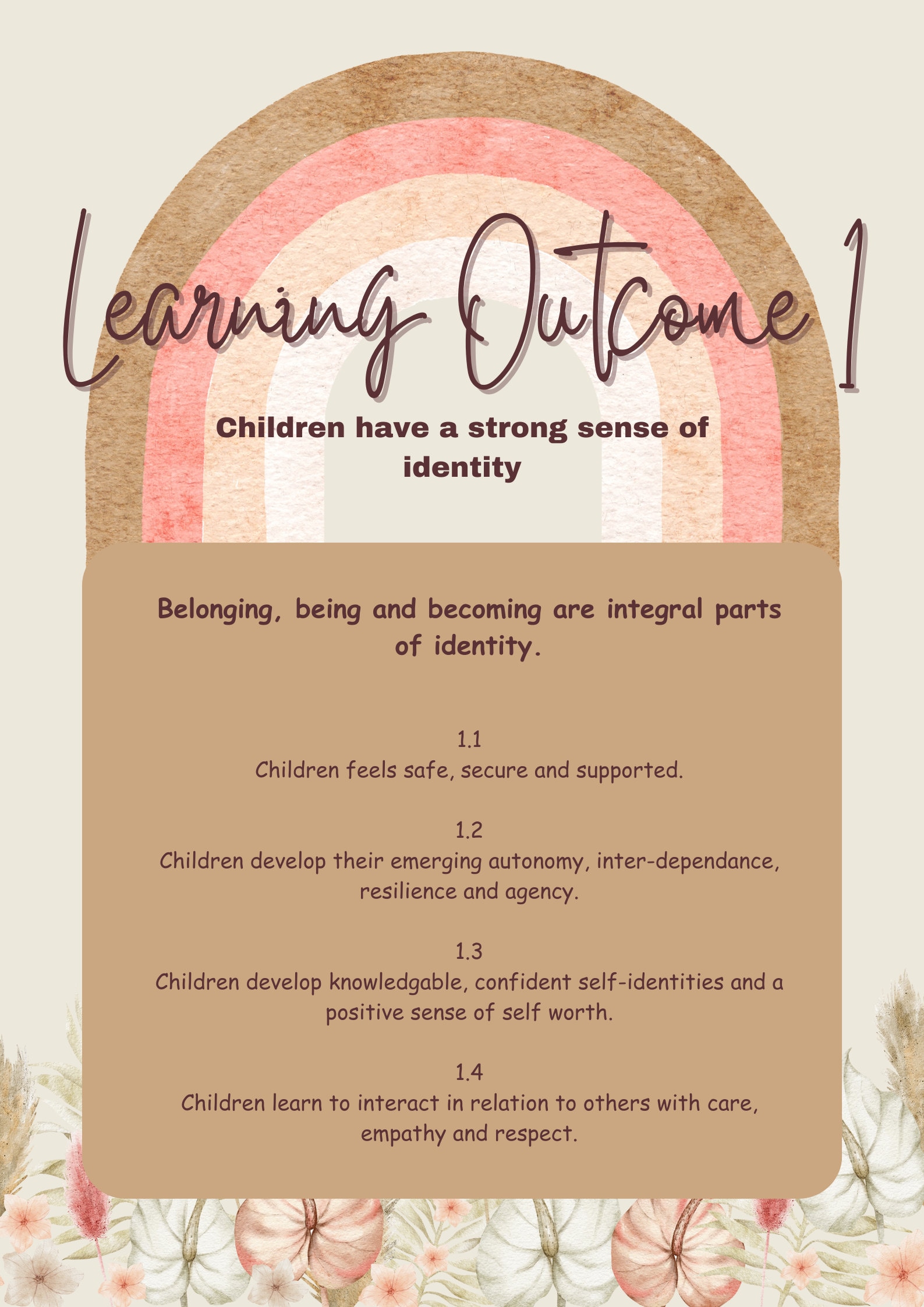 EYLF Version 2.0 Introductory Kit Rainbow - Etsy Australia