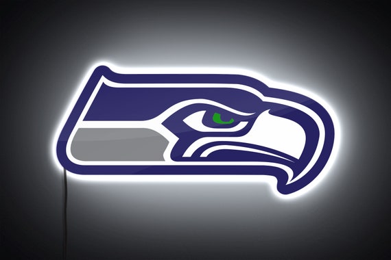 Seattle Seahawks LED Backlit Sign Neon Light Wall Art NFL - Etsy