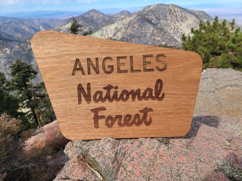 Personalized Wooden National Forest Trail Sign Custom | Etsy