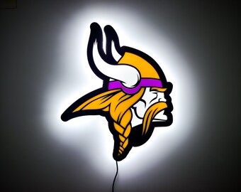 Vikings Nfl Light - Etsy