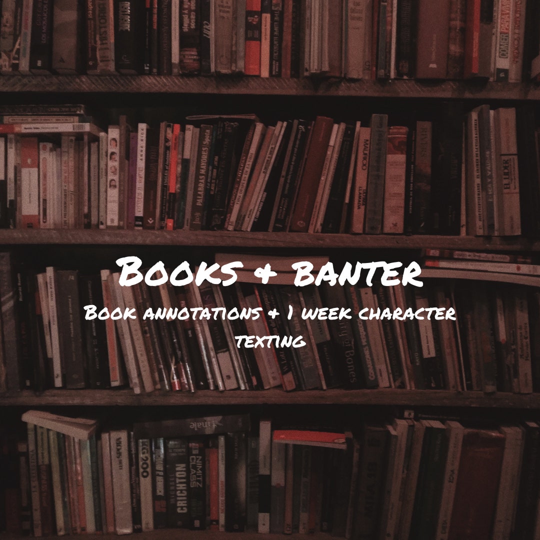 Books & Banter - Etsy