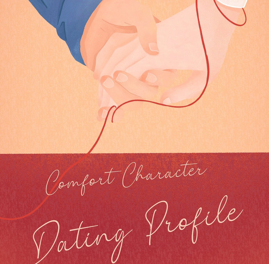 Comfort Character Dating Profile - Etsy