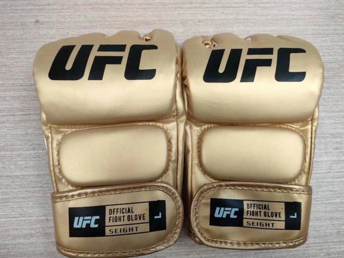 UFC MMA Gold Champion Gloves Replica- Ships From USA - Etsy
