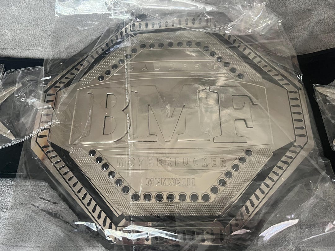 UFC Replica BMF Championship Belt 2mm Plated - Etsy