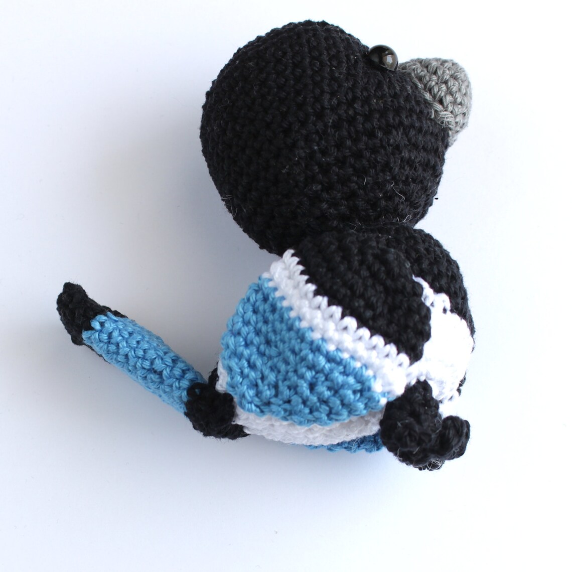 Mica the Magpie Amigurumi Magpie Crochet PDF Pattern | Etsy