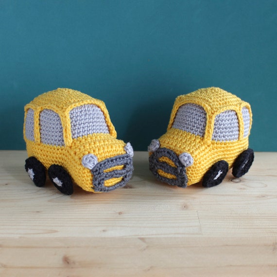 School Bus Amigurumi School Bus Crochet PDF Pattern - Etsy