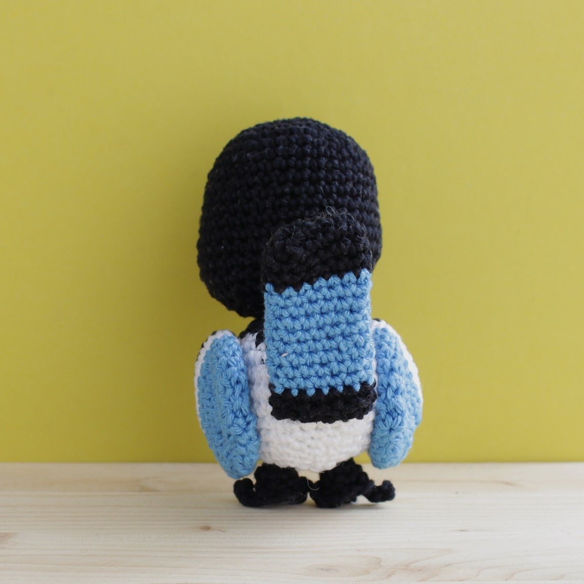 Mica the Magpie Amigurumi Magpie Crochet PDF Pattern | Etsy