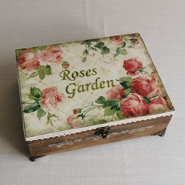 Hand Decorated Box - Etsy