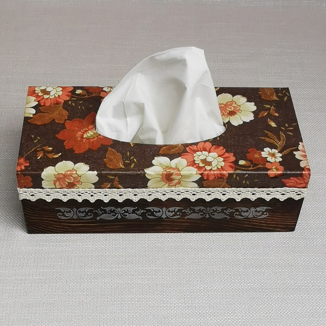 Wood Rectangular Tissue Box, Custom Tissue Box, Tissue Dispenser ...