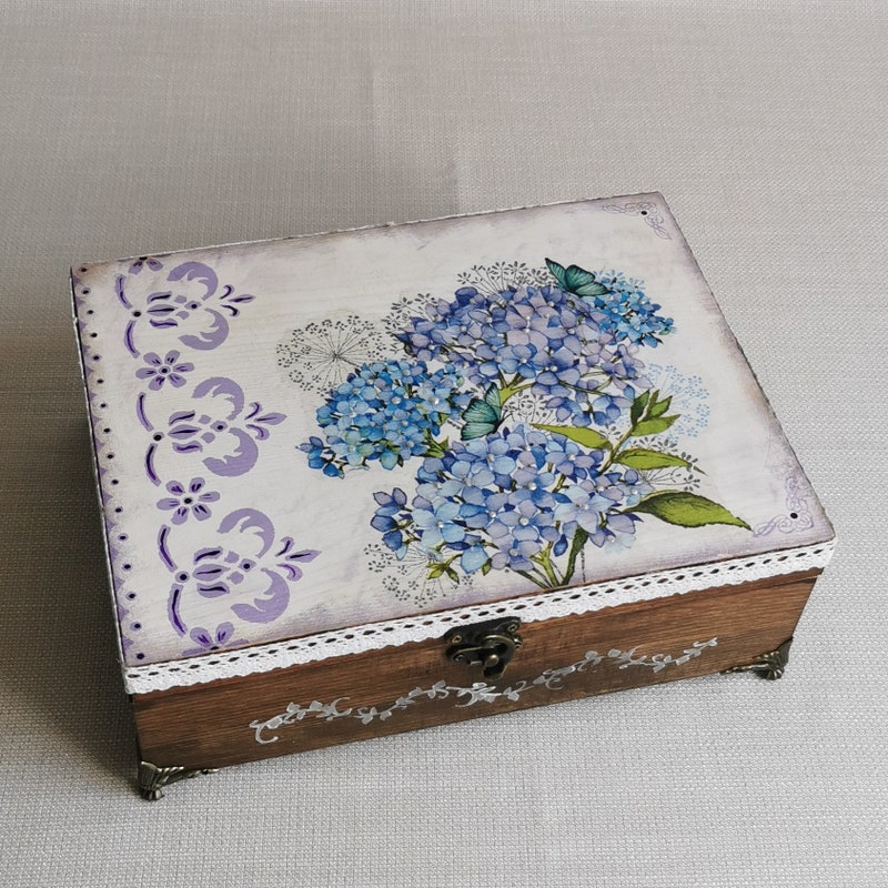 Hand Decorated Box - Etsy