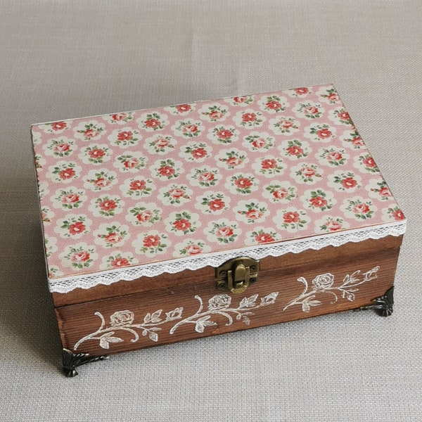 Wooden Tea Box - Etsy