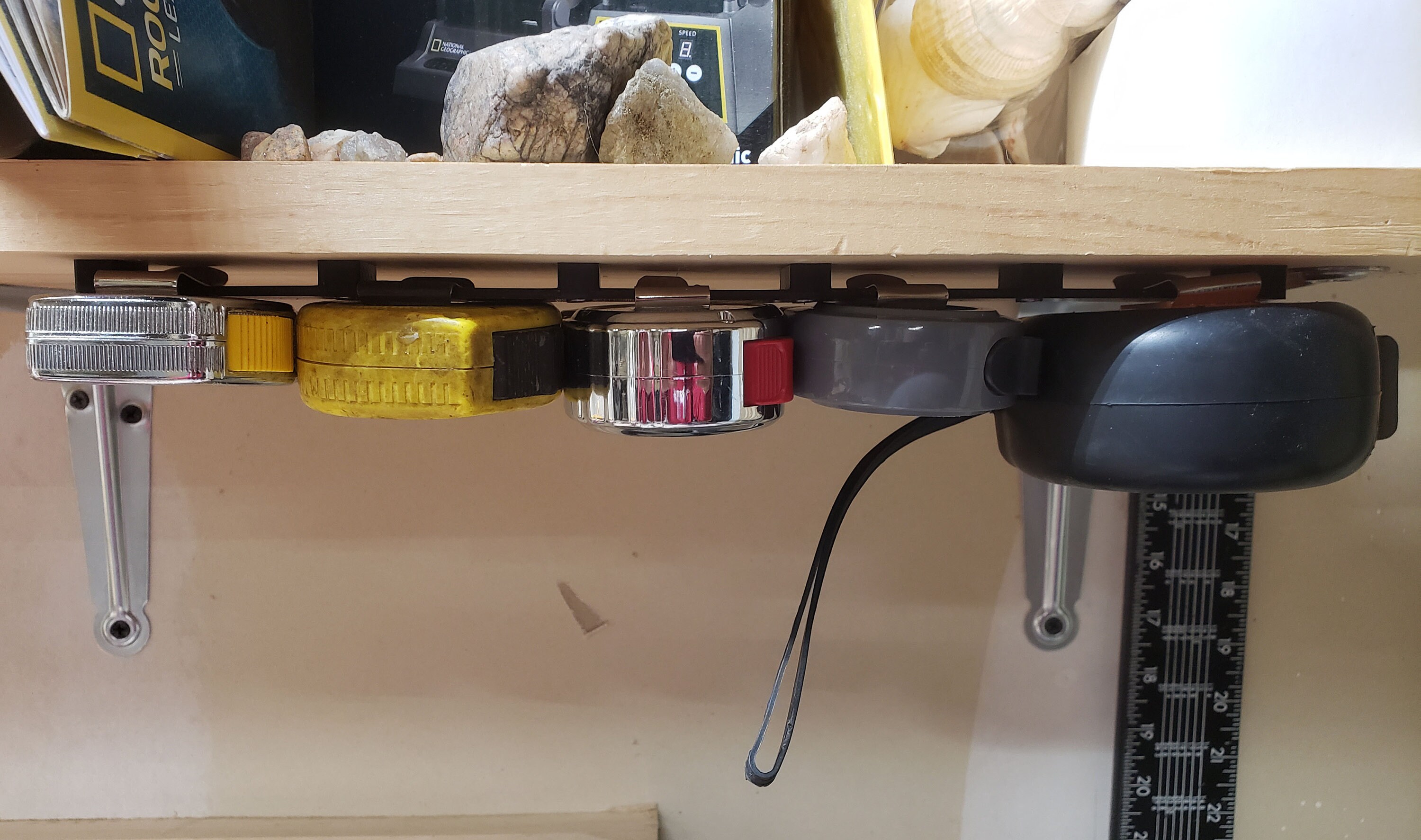 Tape Measure Hanger 5 Positions under Shelf or Wall - Etsy