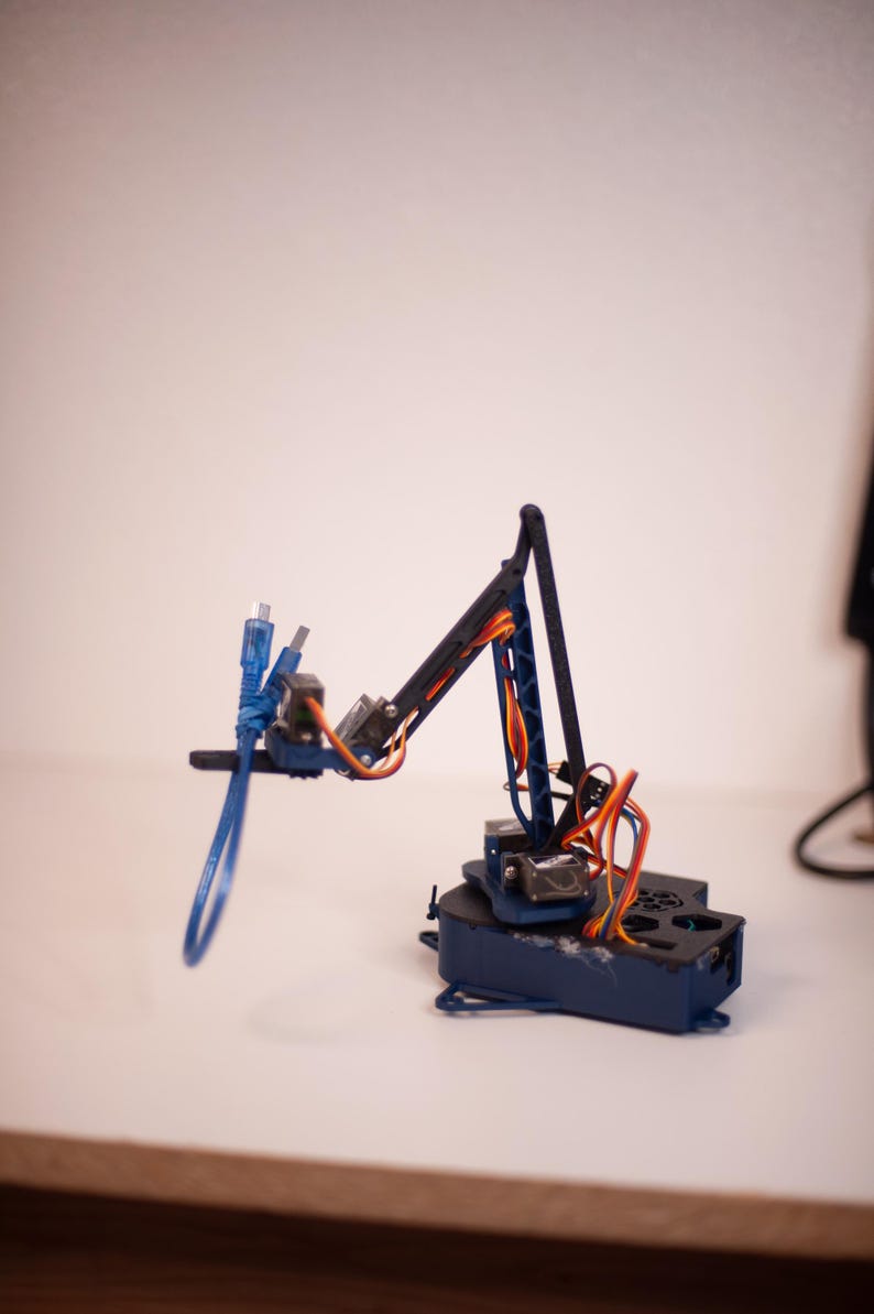 4 Axis Robot Arm STEM Kit: DIY Educational Toy - Etsy