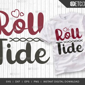 Roll Tide SVG Bundle, Elephant Svg, Alabama Crimson Svg, Alabama Svg ...