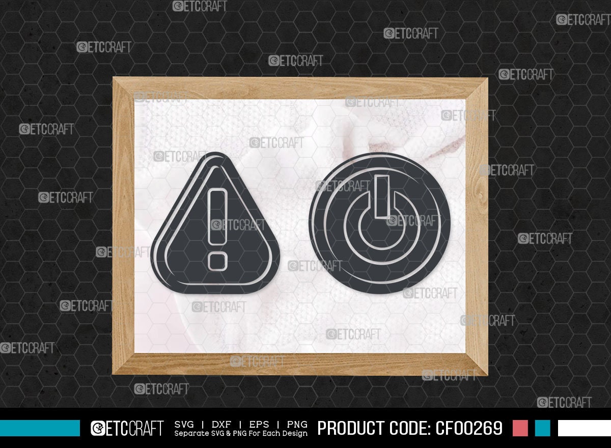 Power Button Silhouette Power Button Svg On-off Button Svg - Etsy Canada