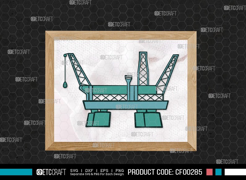Oil Rig Clipart Oil Rig SVG Oil Derrick Svg Oil Well Svg - Etsy Canada