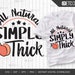 All Natural Simply Thick SVG Bundle | Funny T-shirt Design | Cricut for ...