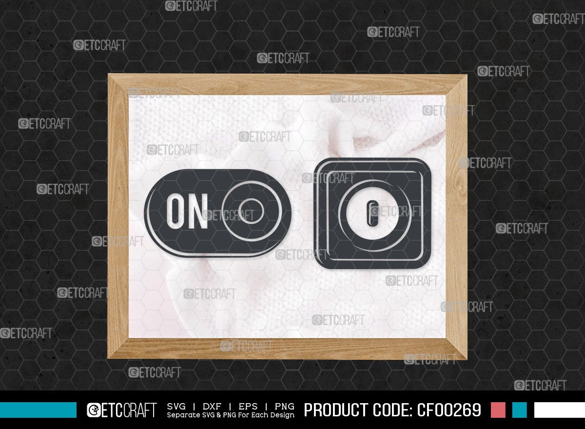 Power Button Silhouette Power Button Svg On-off Button Svg - Etsy Canada