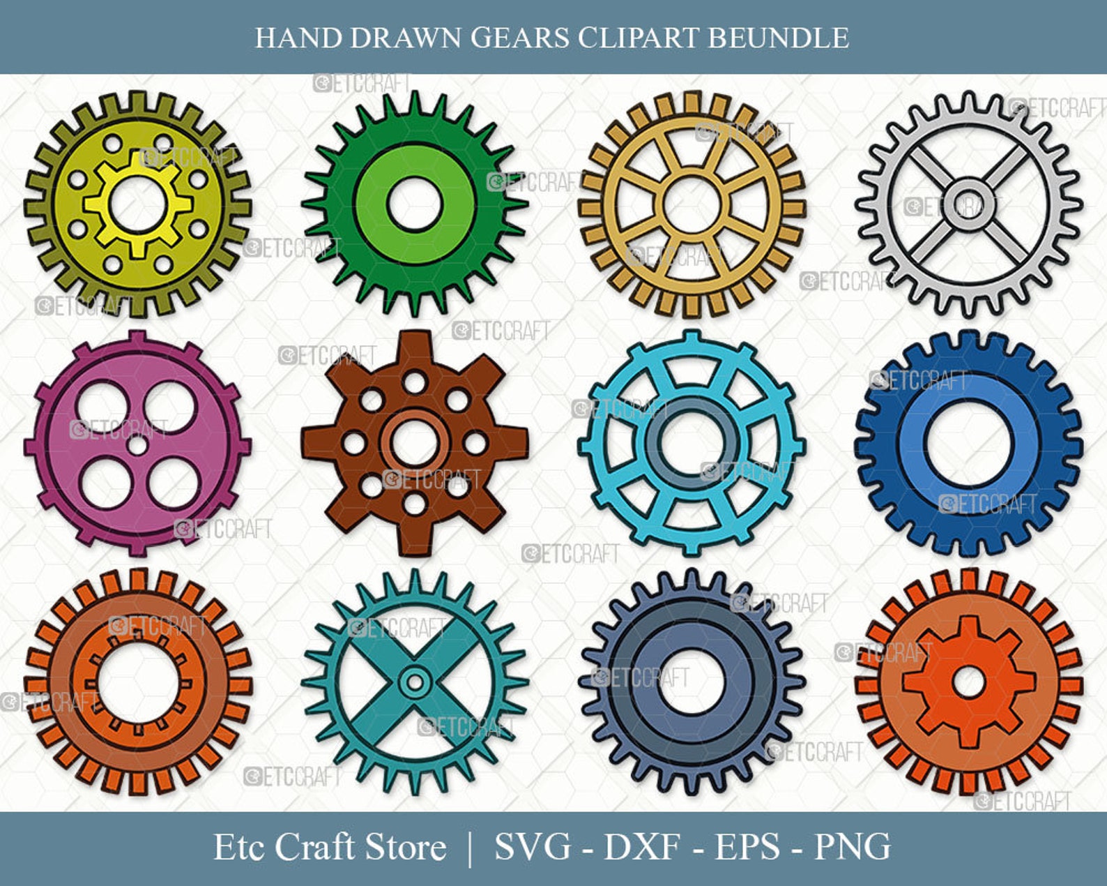 Gears SVG Gears Clipart Metal Gears Svg Machine Gear Svg - Etsy Canada