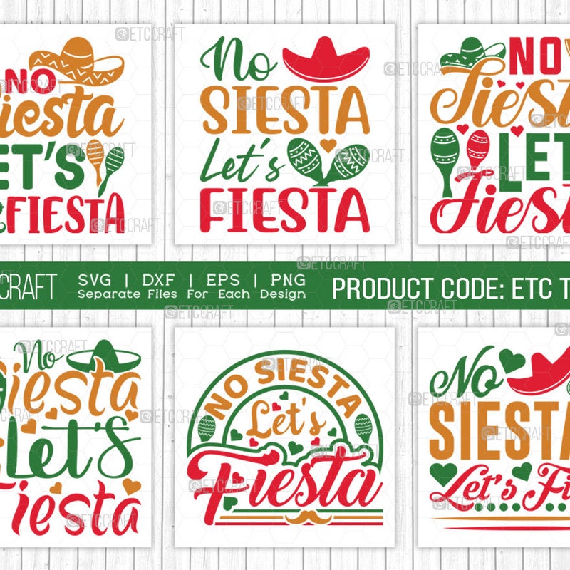 Fiesta Svg - Etsy