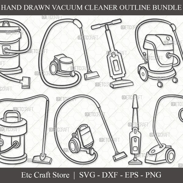 Vacuum Sweeper Svg - Etsy